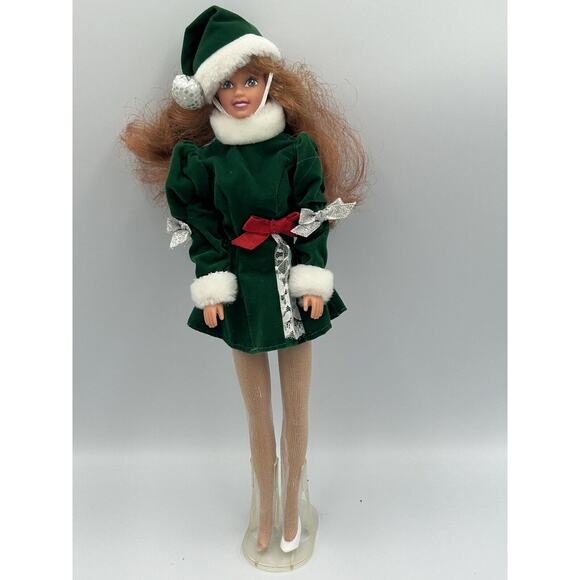Barbie | Toys | Vtg Radio City Rockettes Barbie Doll Green Velvet ...